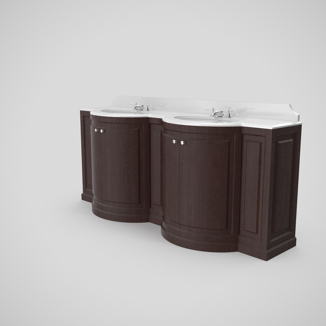 3D devon regent double vanity - TurboSquid 1174110
