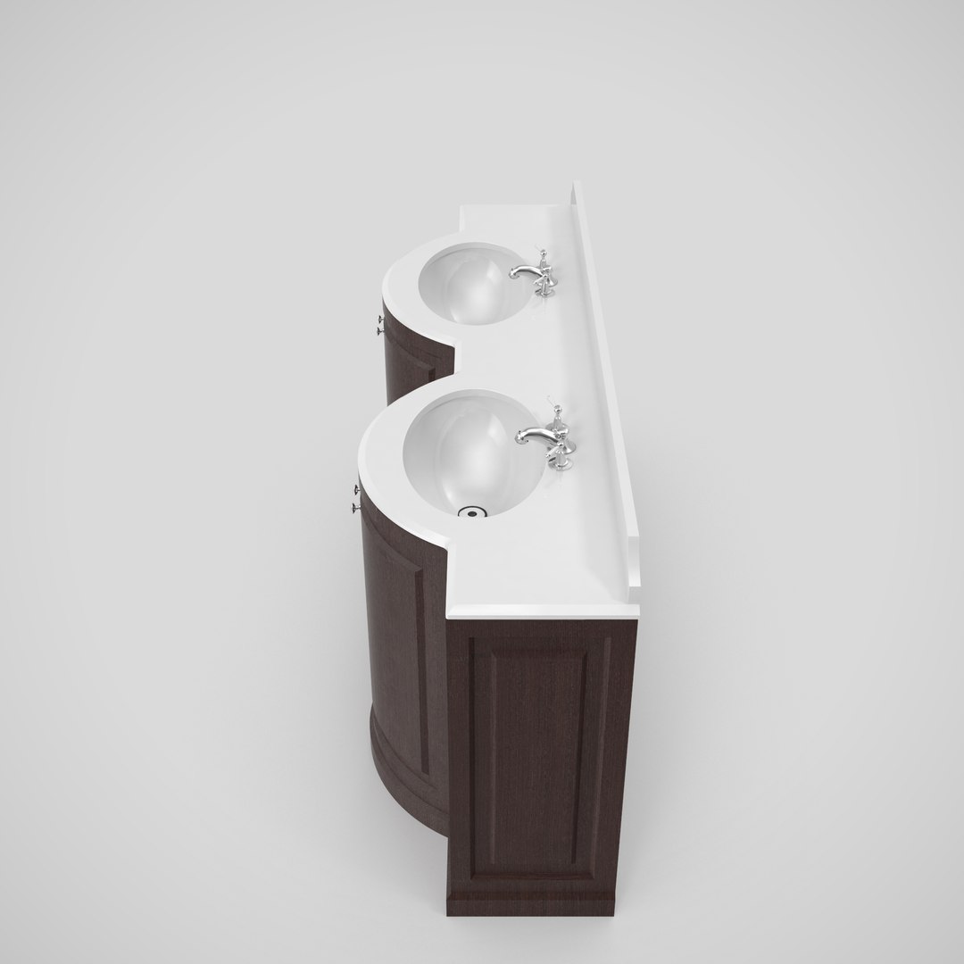3D devon regent double vanity - TurboSquid 1174110