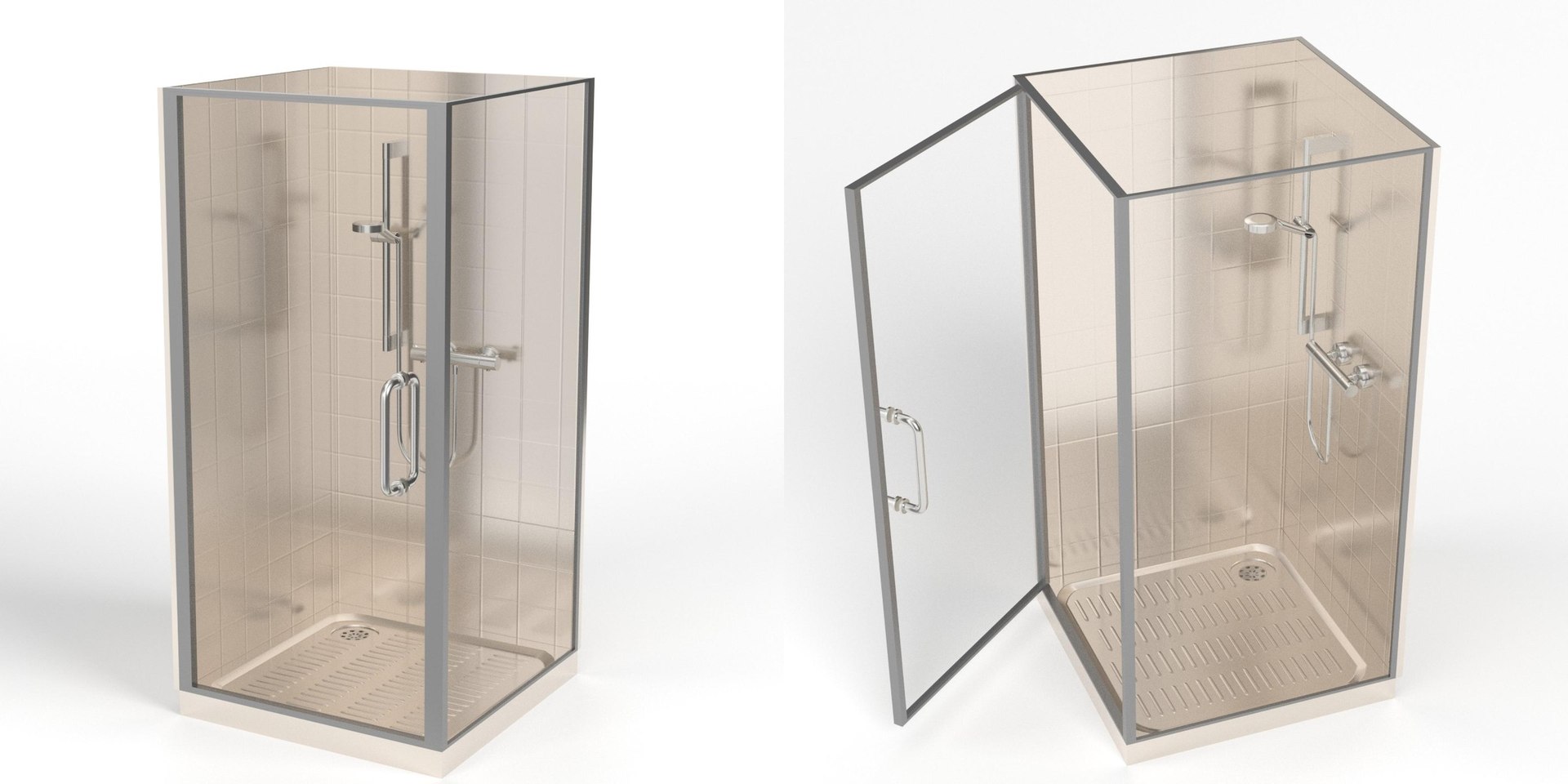 Shower 3D model - TurboSquid 1973057