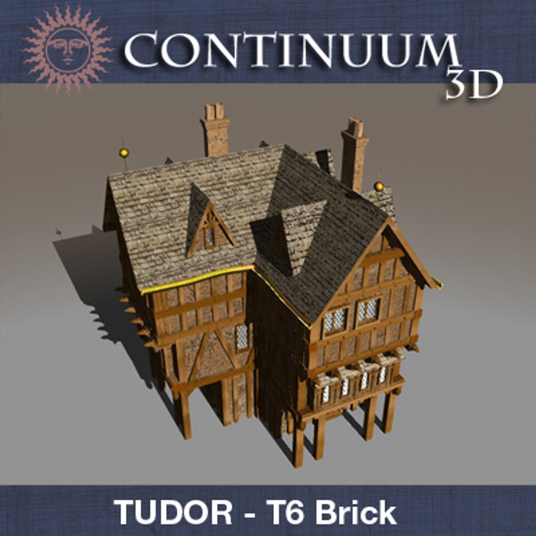 3d T Tudor Style Medieval Building Model