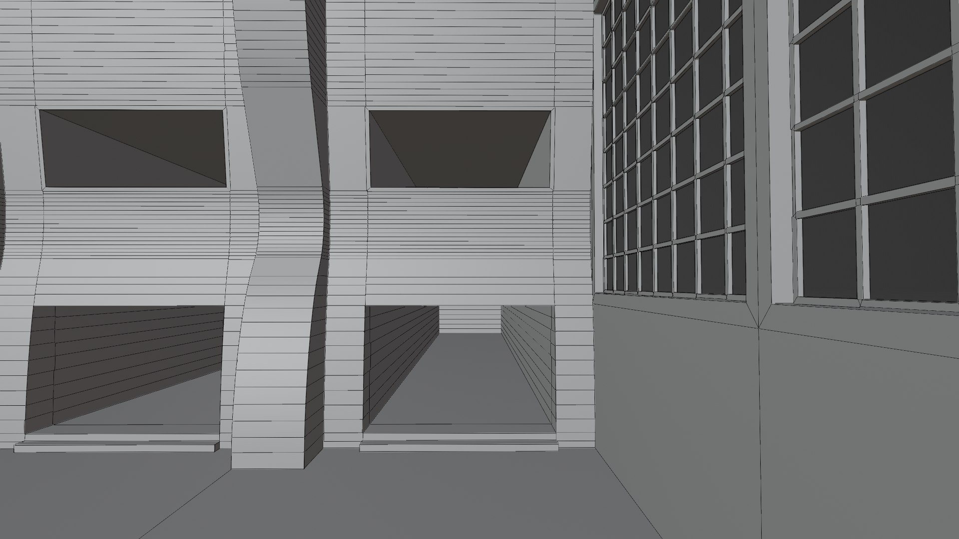 Concept space interior empty room model - TurboSquid 2100599