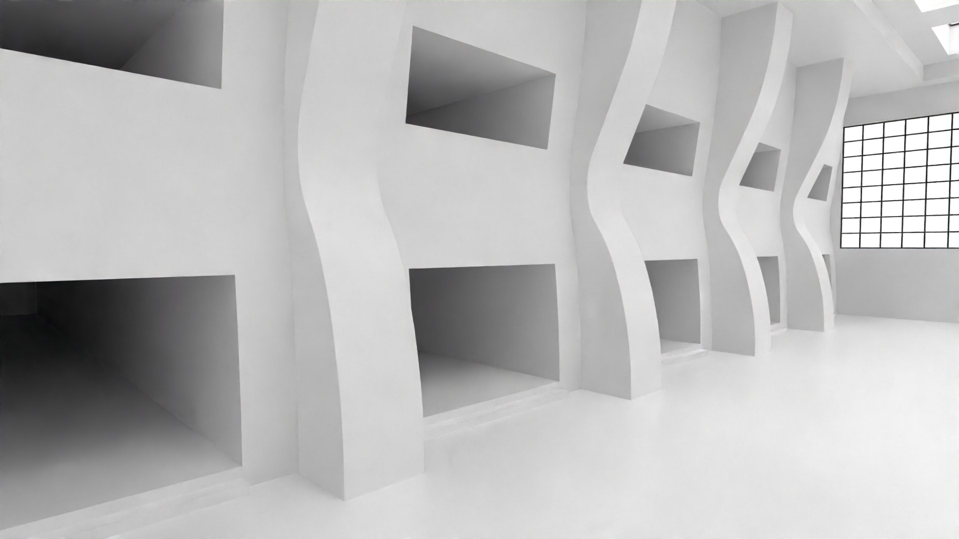 Concept space interior empty room model - TurboSquid 2100599