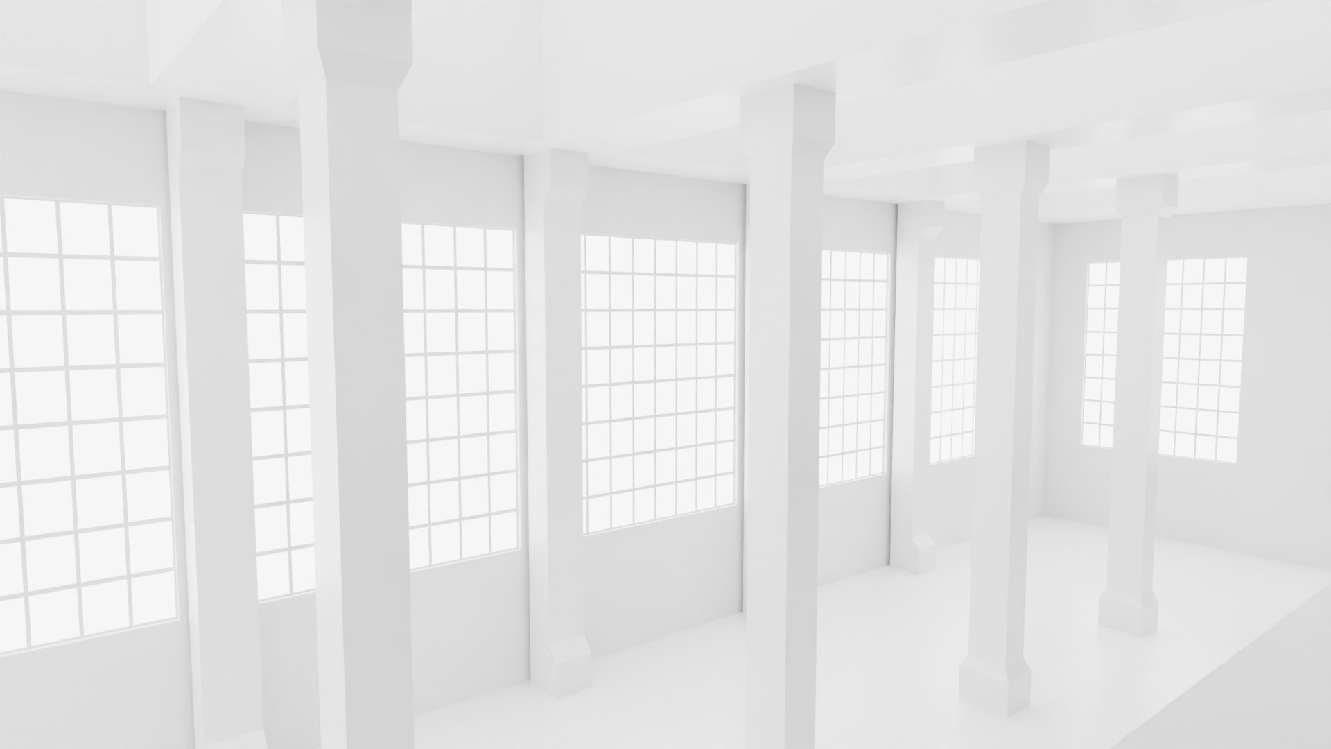 Concept Space Interior Empty Room Model - TurboSquid 2100599