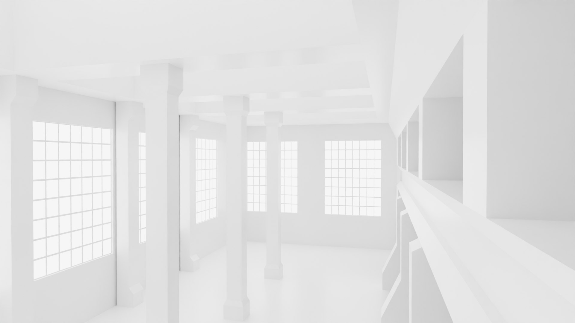 Concept Space Interior Empty Room Model - TurboSquid 2100599