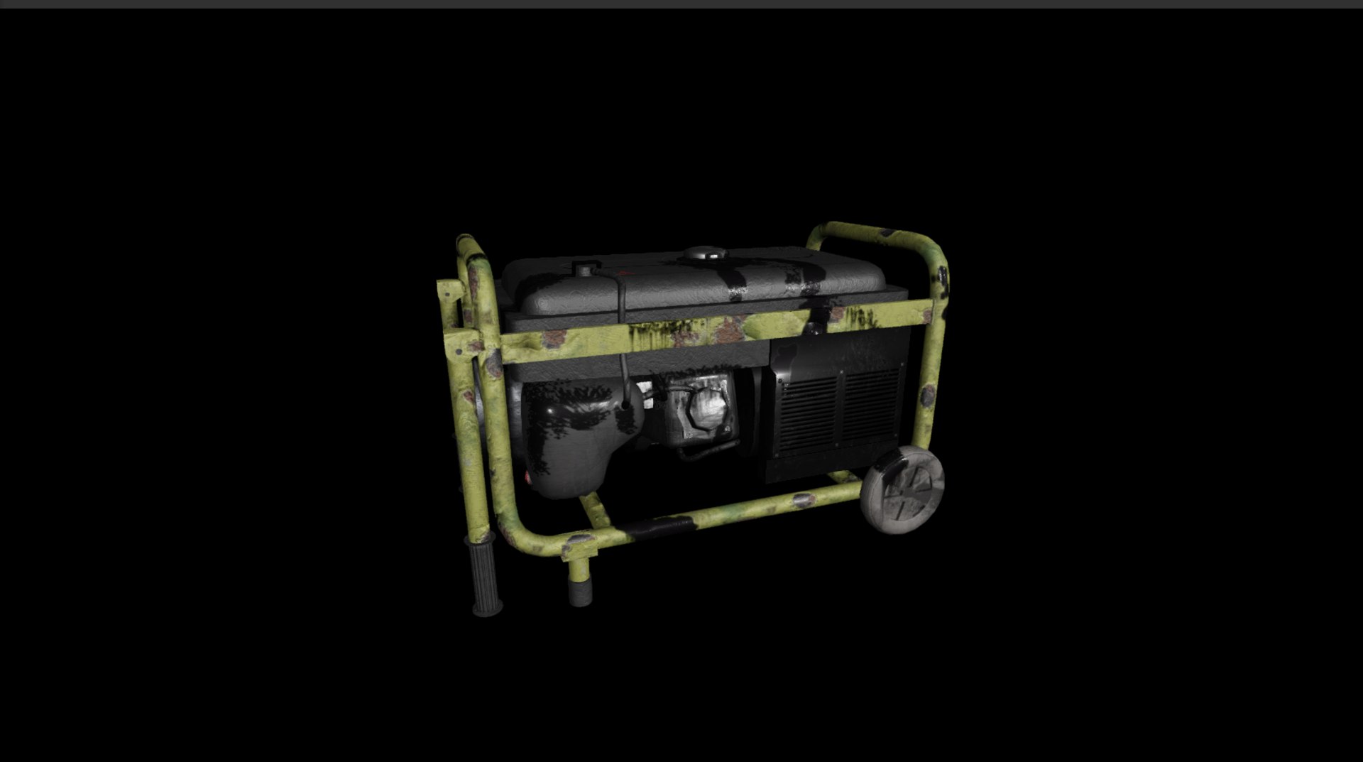 3D Old Power Generator Model - TurboSquid 1161327