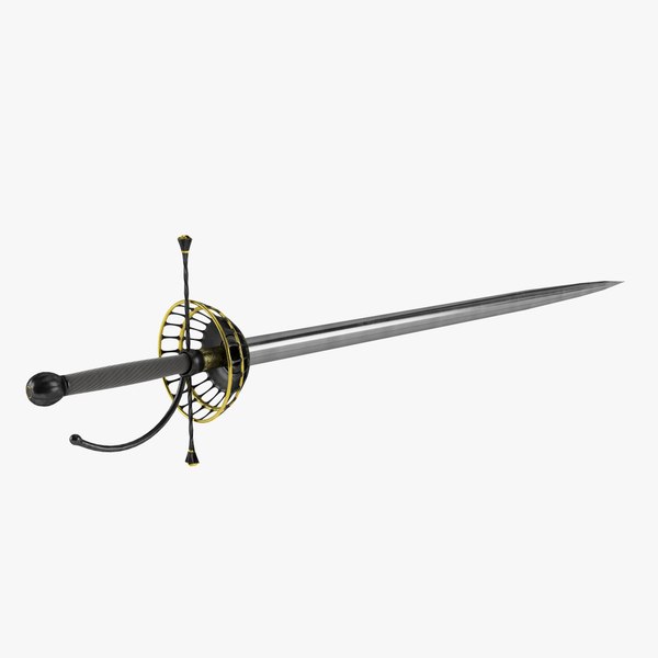 3D celtic rapier - TurboSquid 1376949