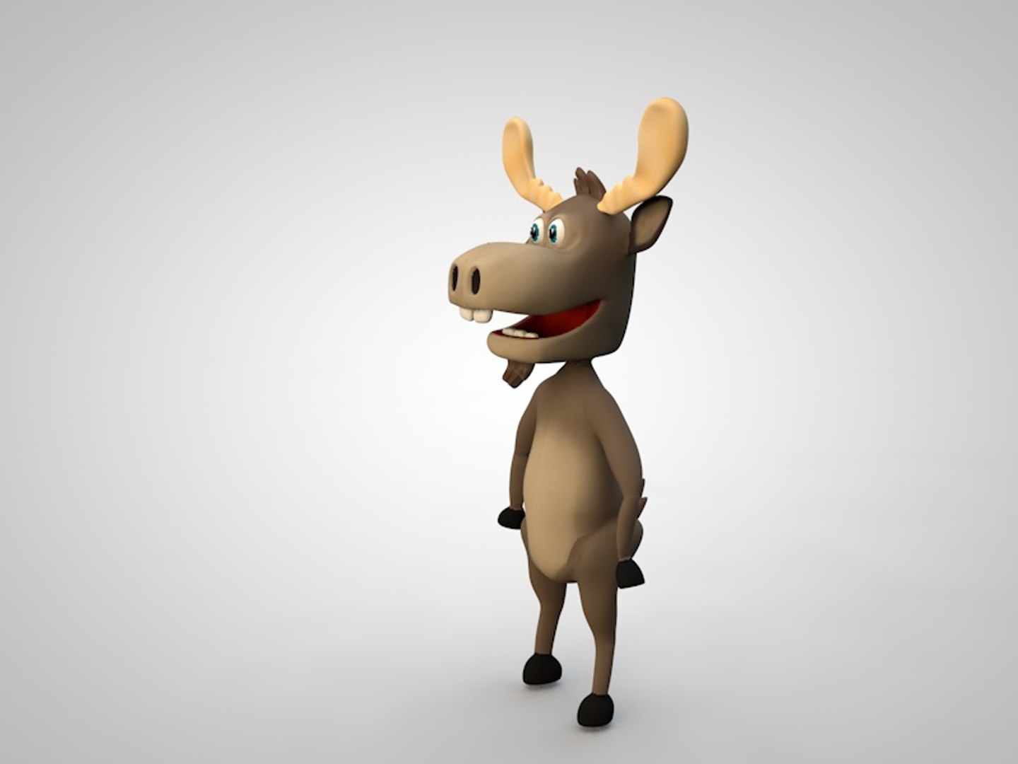 C4d Moose Cartoon