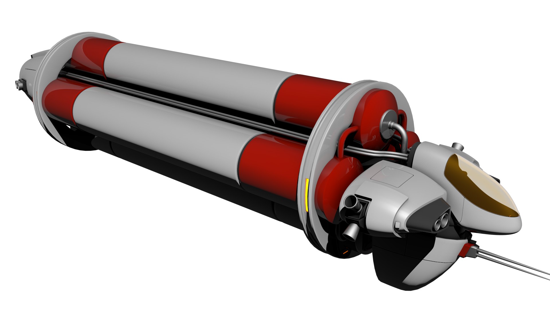 3d Small Space Tanker Model