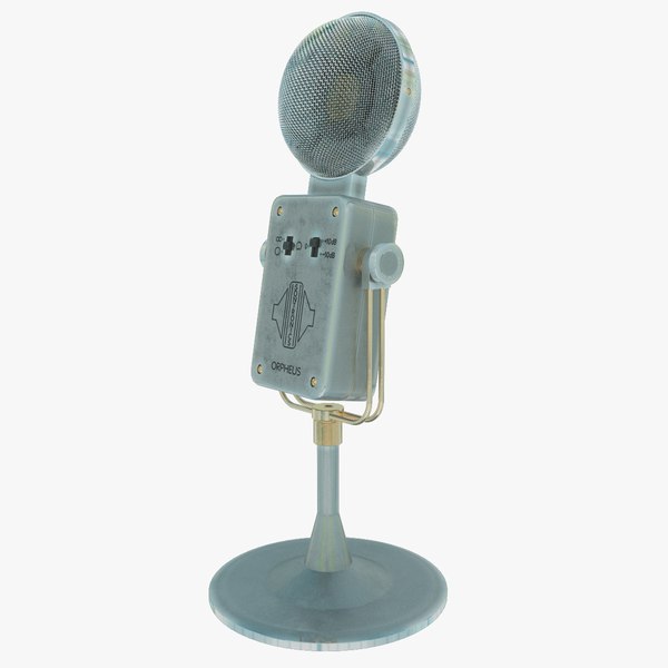 orpheus condenser microphone 3d 3ds