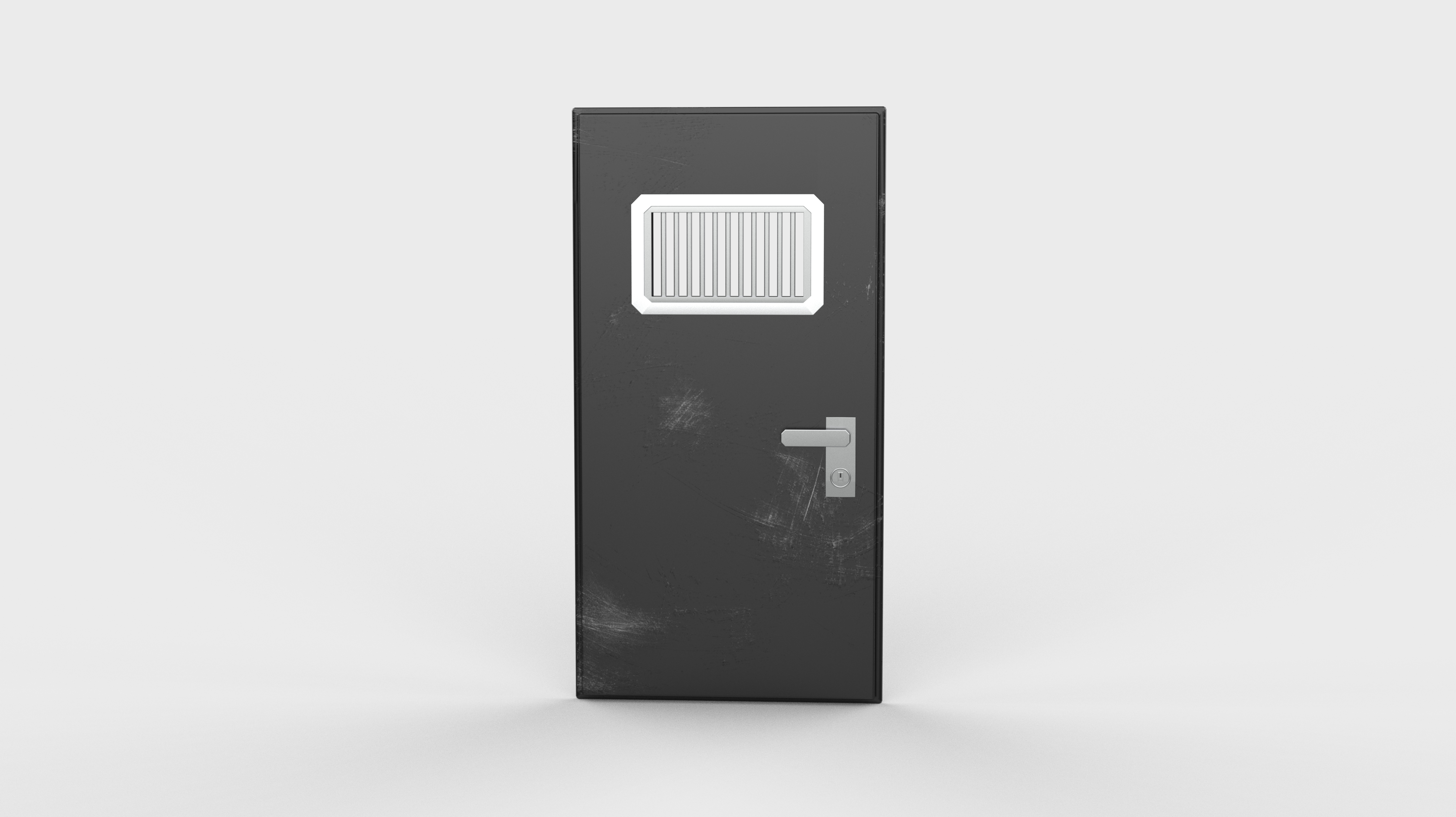 modelo 3d Modelo 3D de puerta metálica - TurboSquid 2513341