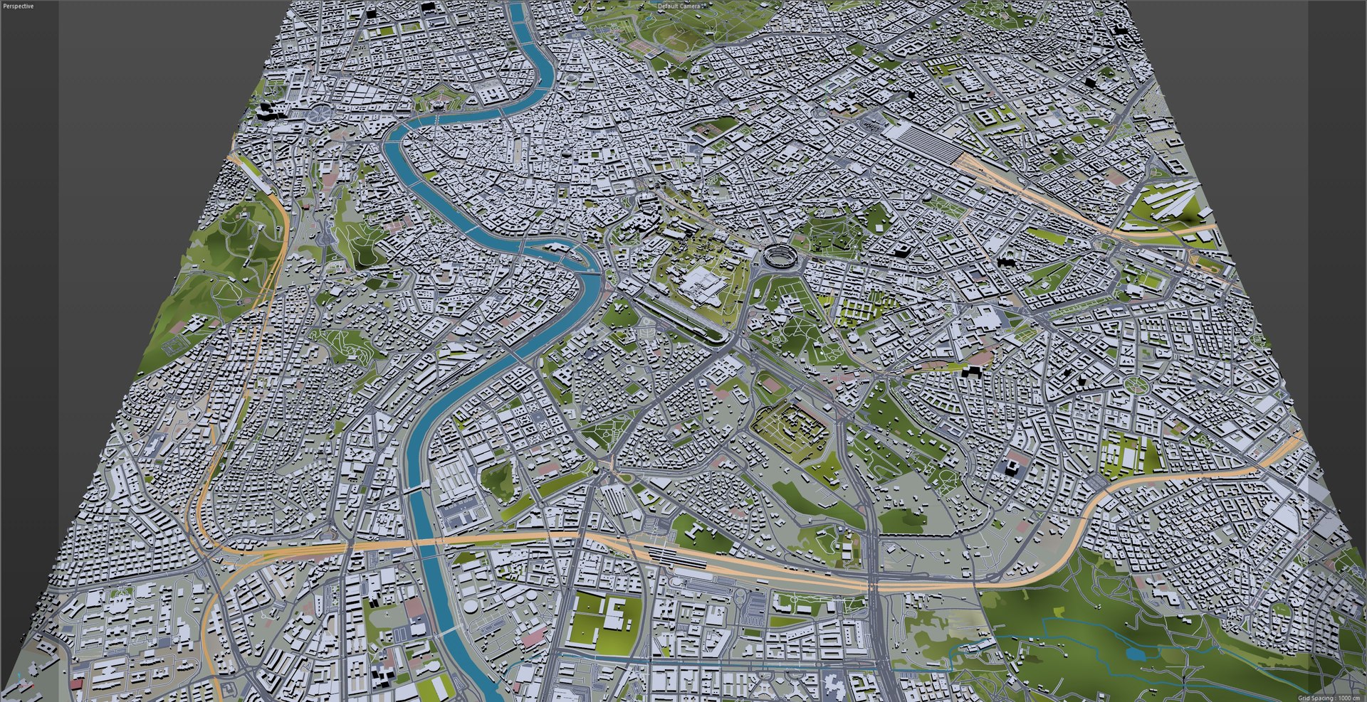 3D Rome Downtown Italy - TurboSquid 1989744