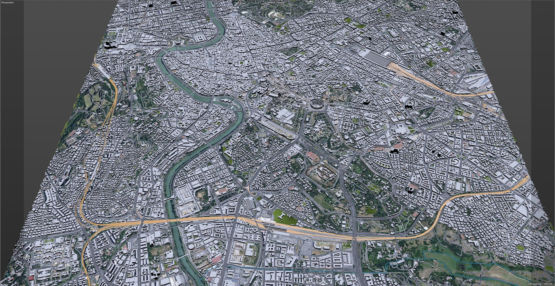 3D Rome Downtown Italy - TurboSquid 1989744