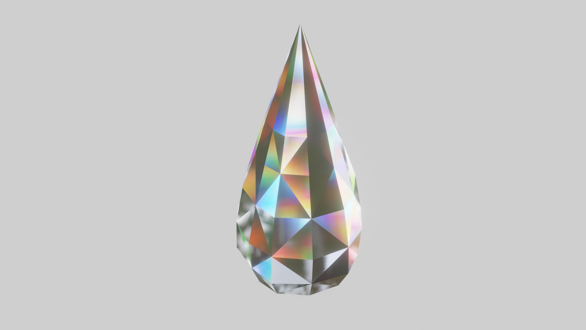 Briolette Cut Diamond 3D - TurboSquid 1916555