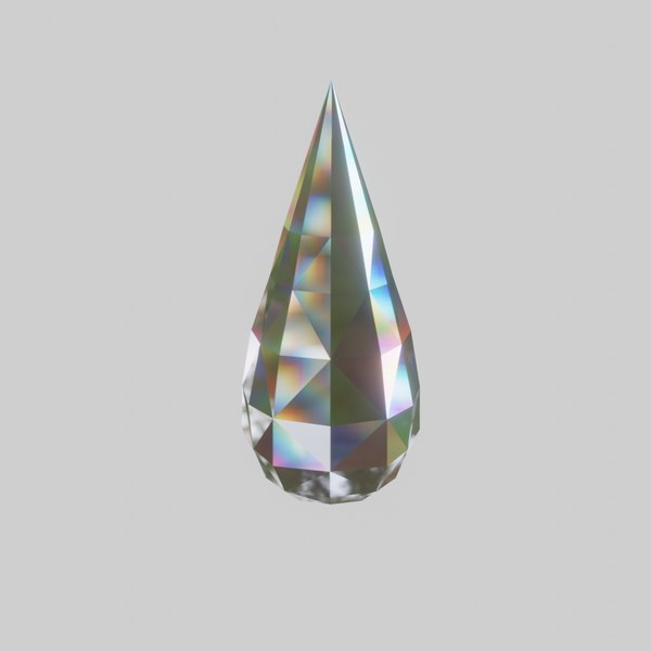Briolette Cut Diamond 3D - TurboSquid 1916555
