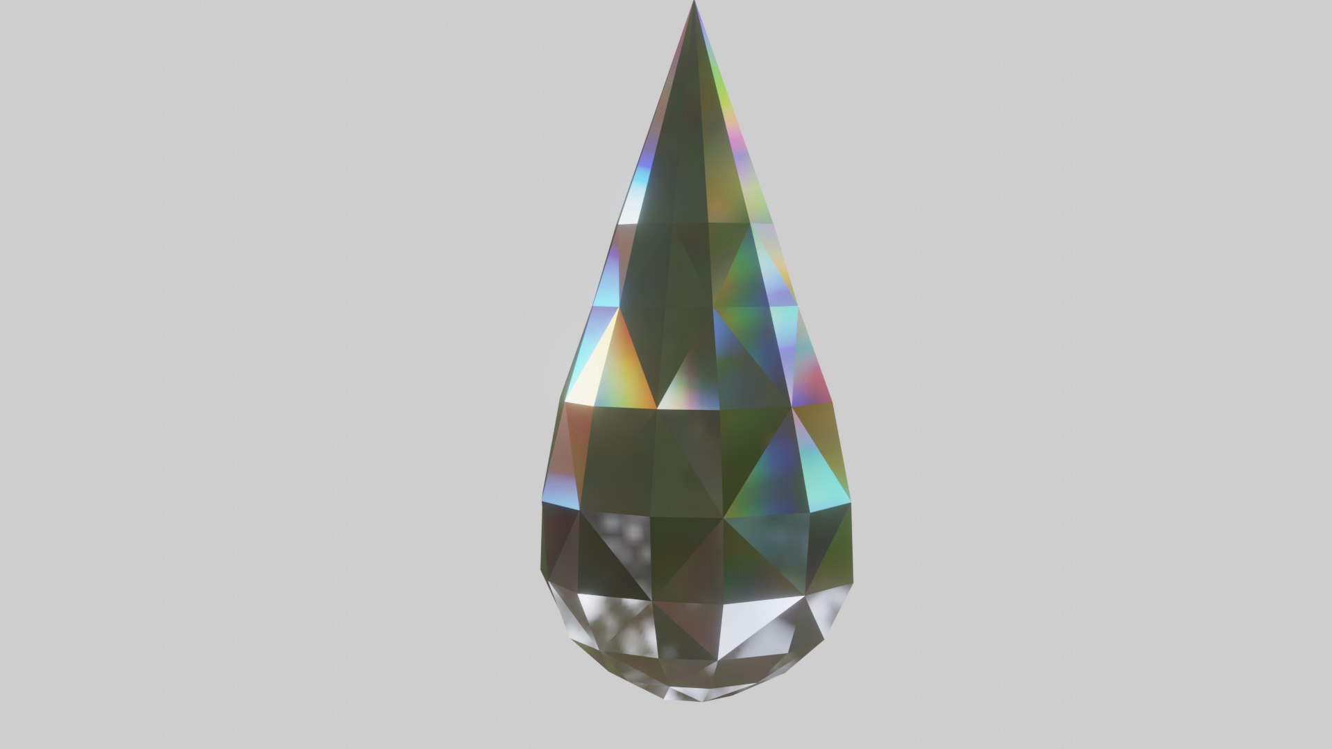 Briolette Cut Diamond 3D - TurboSquid 1916555