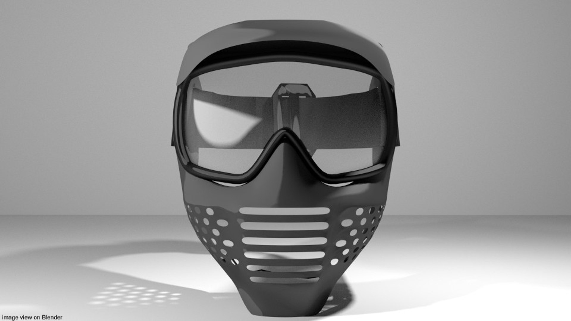 Facemask Mask Paint Model - TurboSquid 1229072