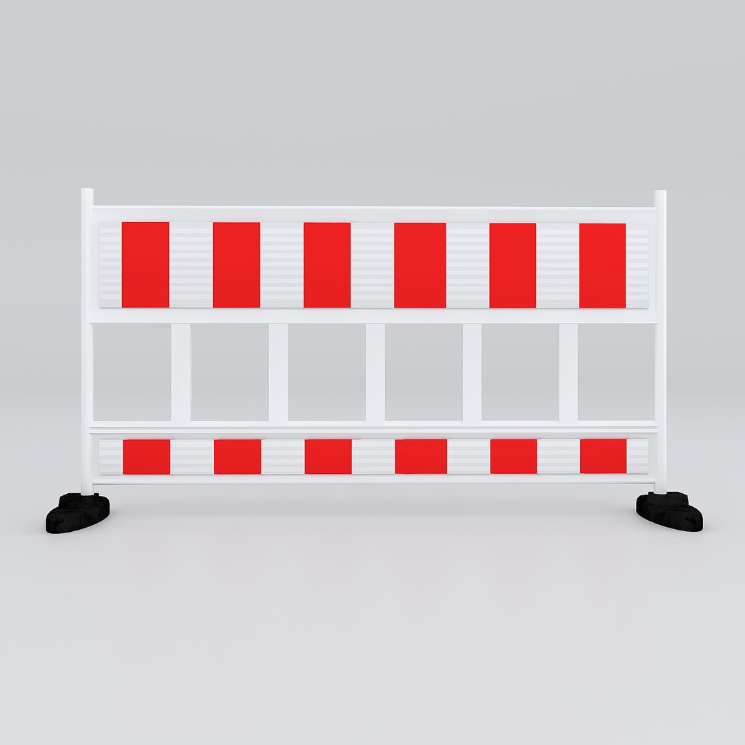 Steel Barricade Low Poly 3d Model 3D Model - TurboSquid 1904252