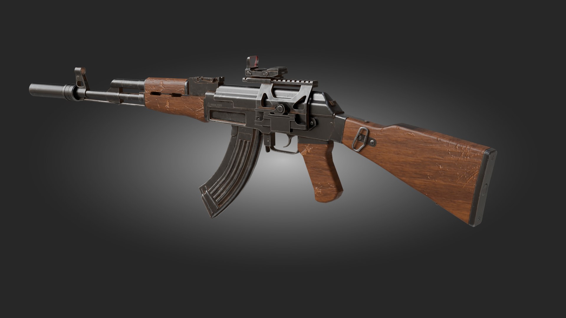 AK47 PBR High Quality 3D Model 3D - TurboSquid 2318775