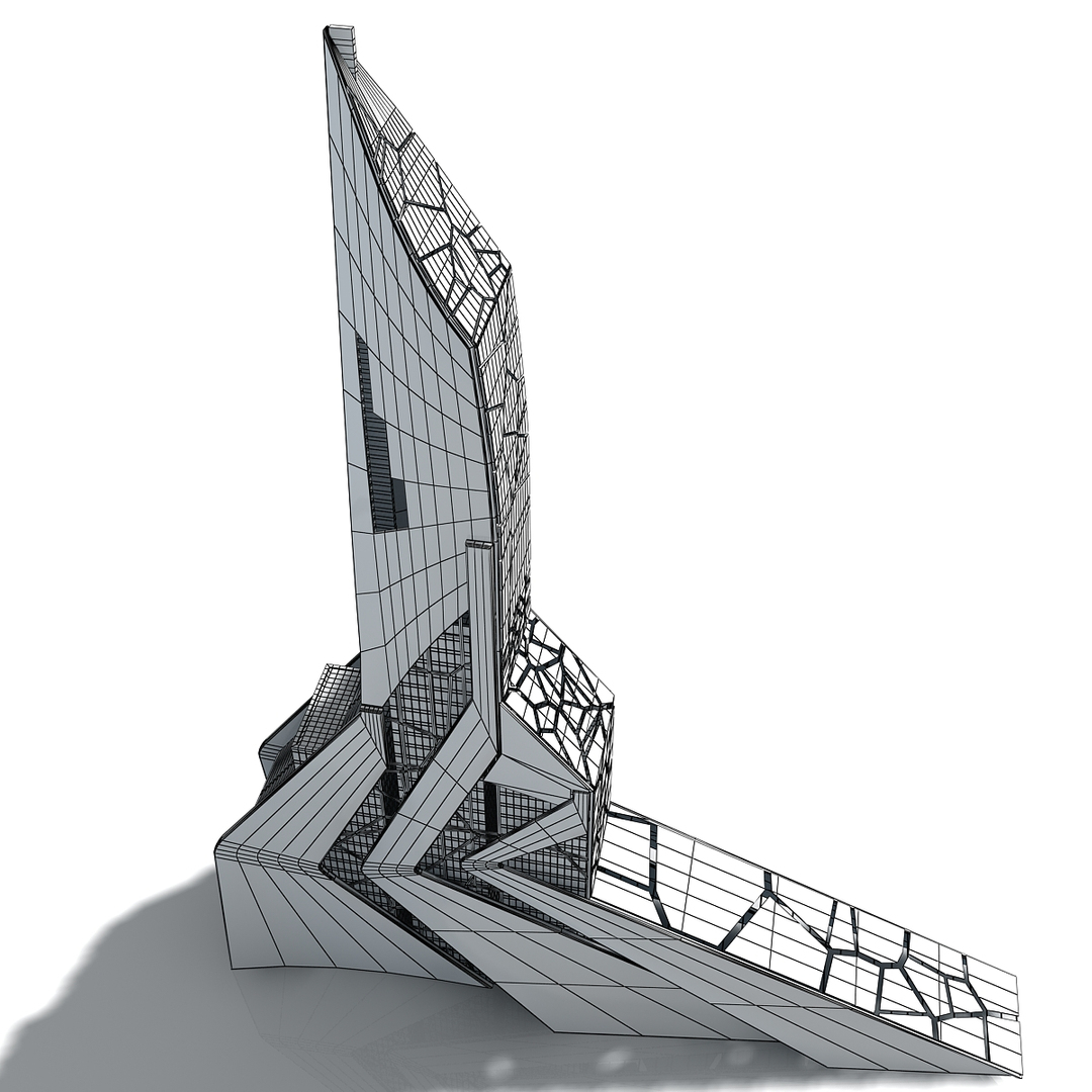 3D future generic building model - TurboSquid 1307610