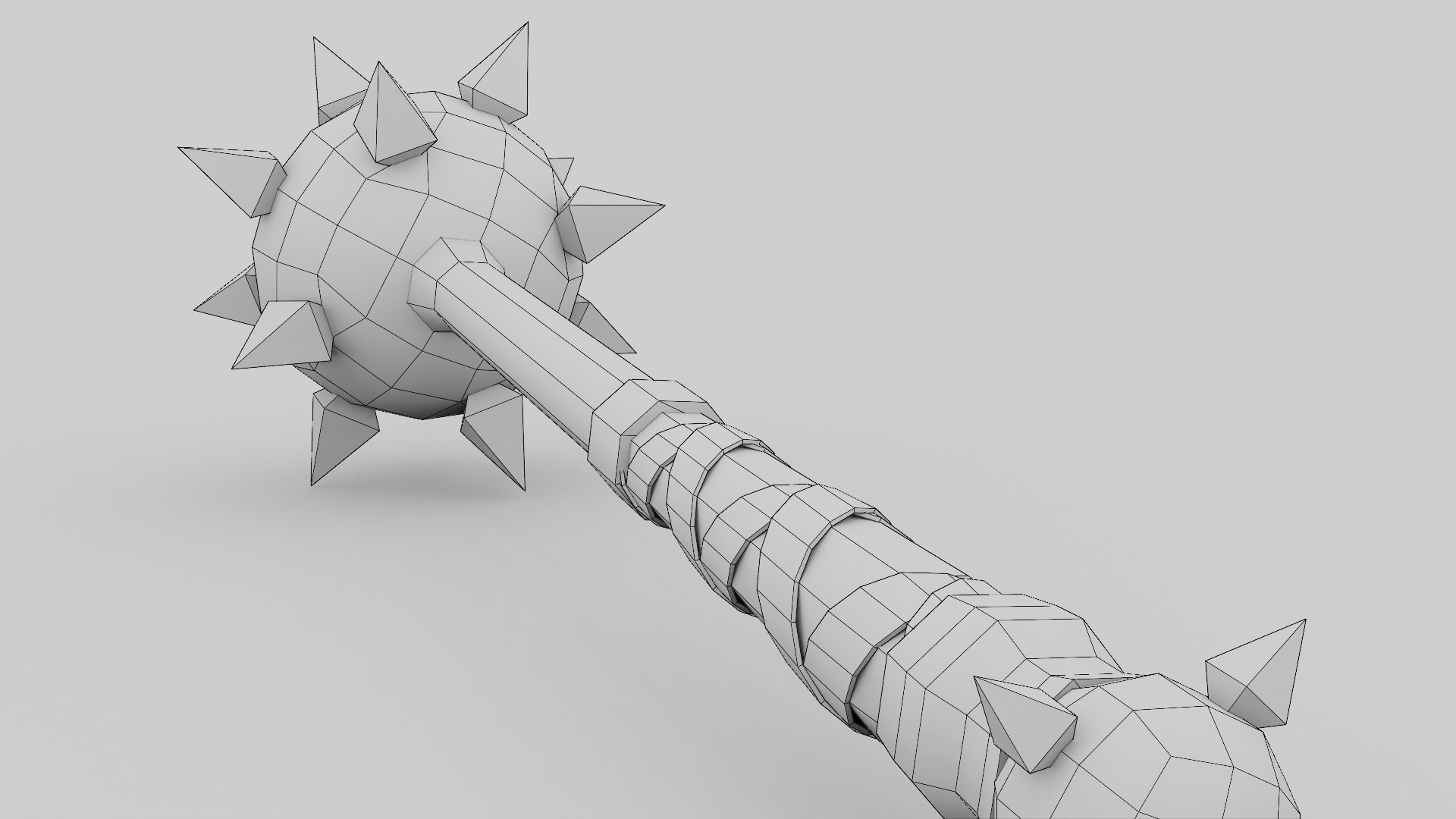 Free Morning Star Weapon 3D - TurboSquid 1732728