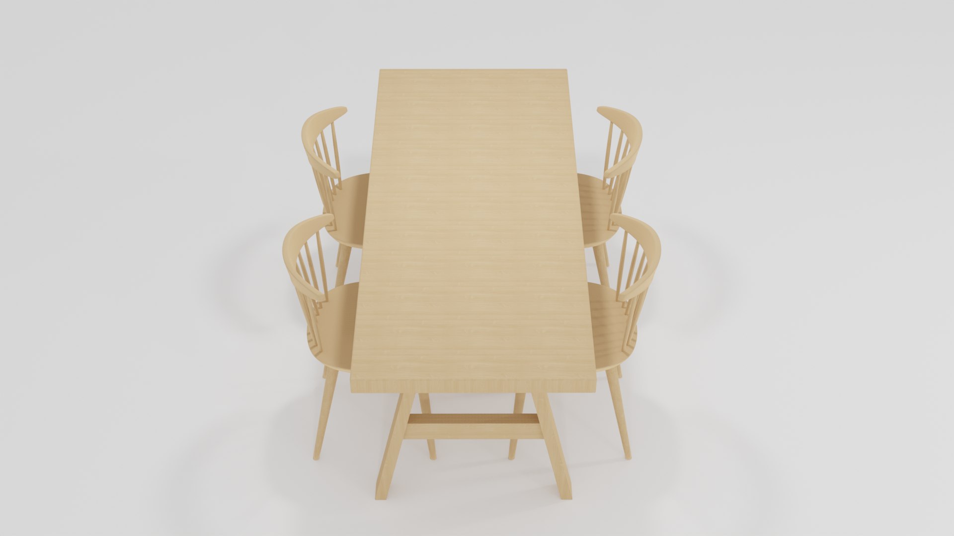 3D Small Dining Table Model - TurboSquid 1968155
