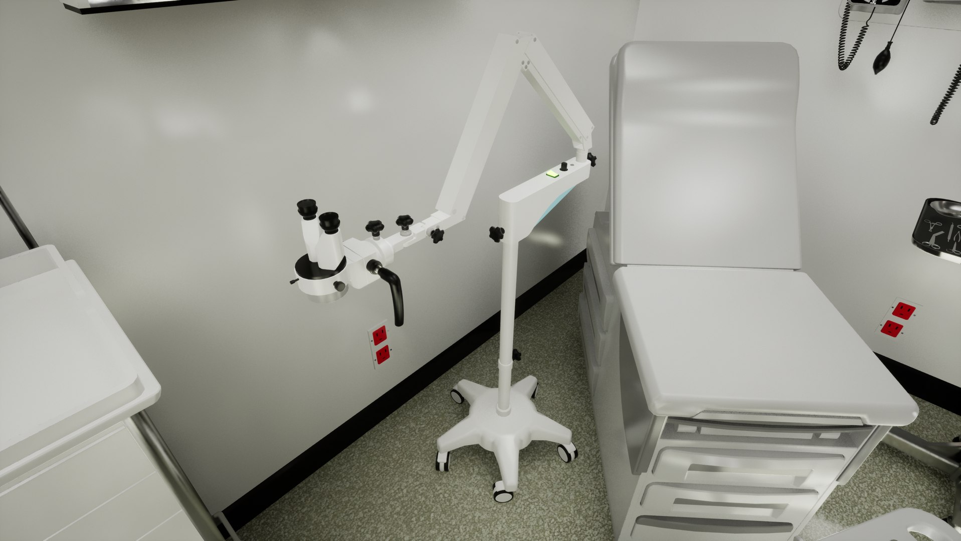 Exam Room 3D Model - TurboSquid 2047345