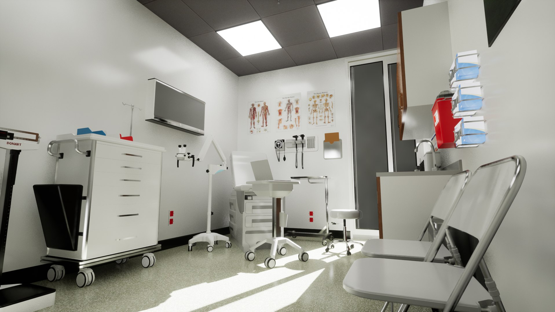Exam Room 3D model - TurboSquid 2047345
