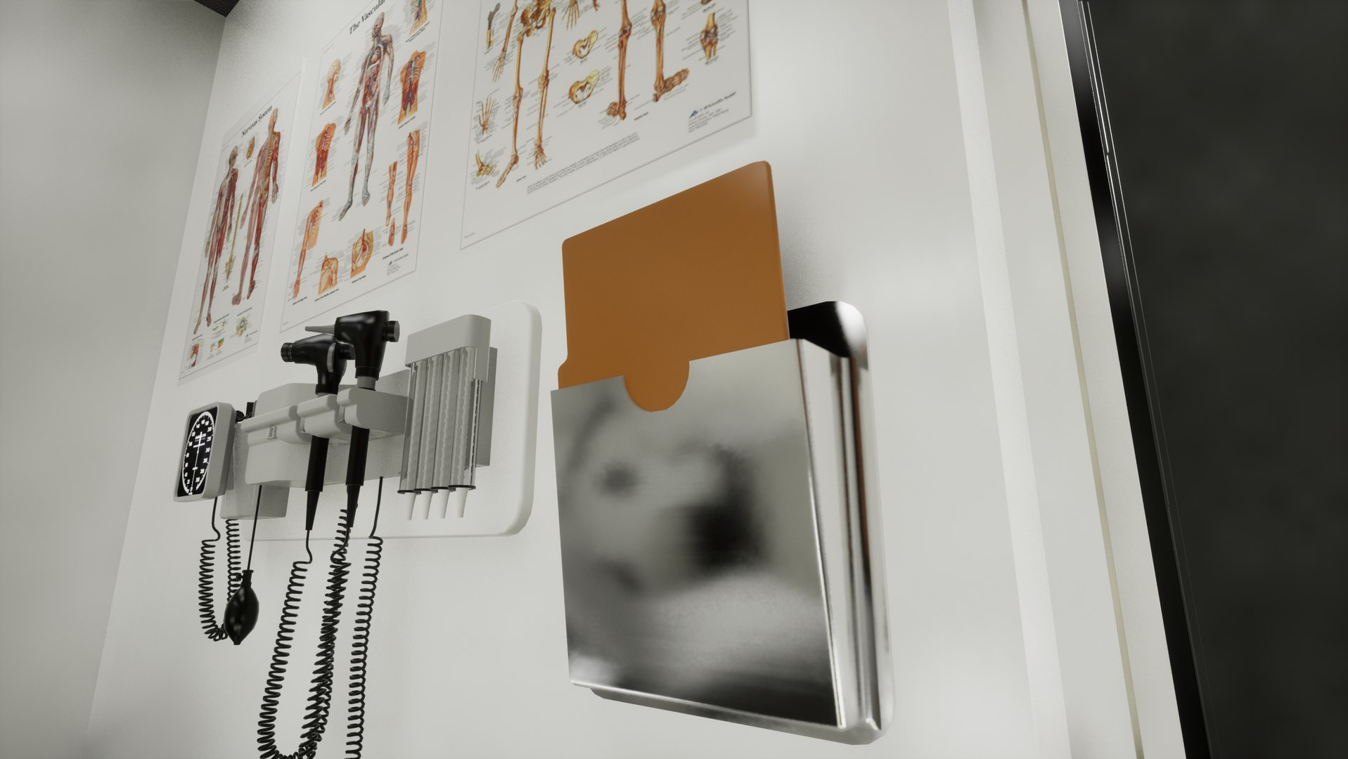 Exam Room 3D Model - TurboSquid 2047345