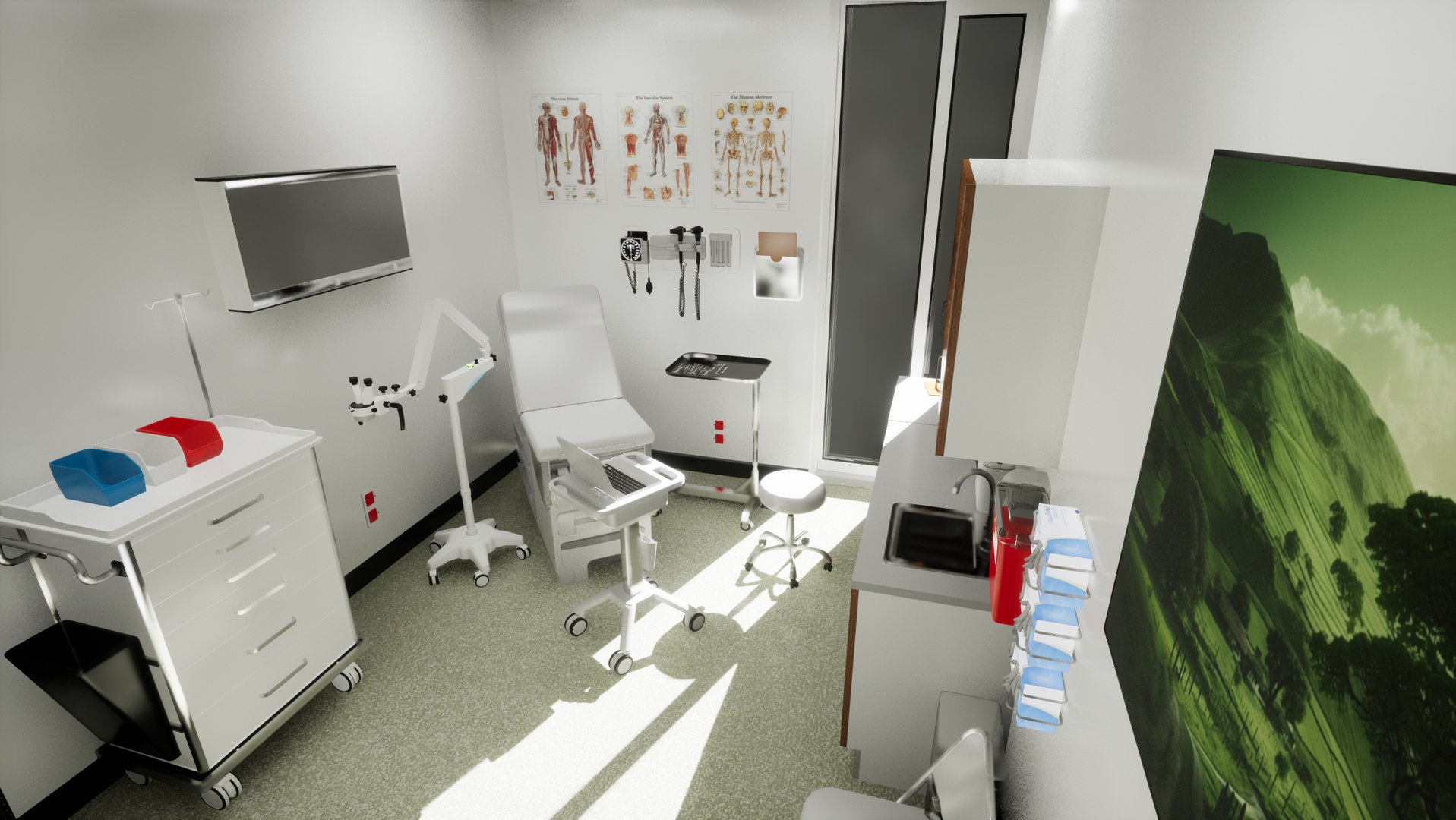 Exam Room 3D model - TurboSquid 2047345