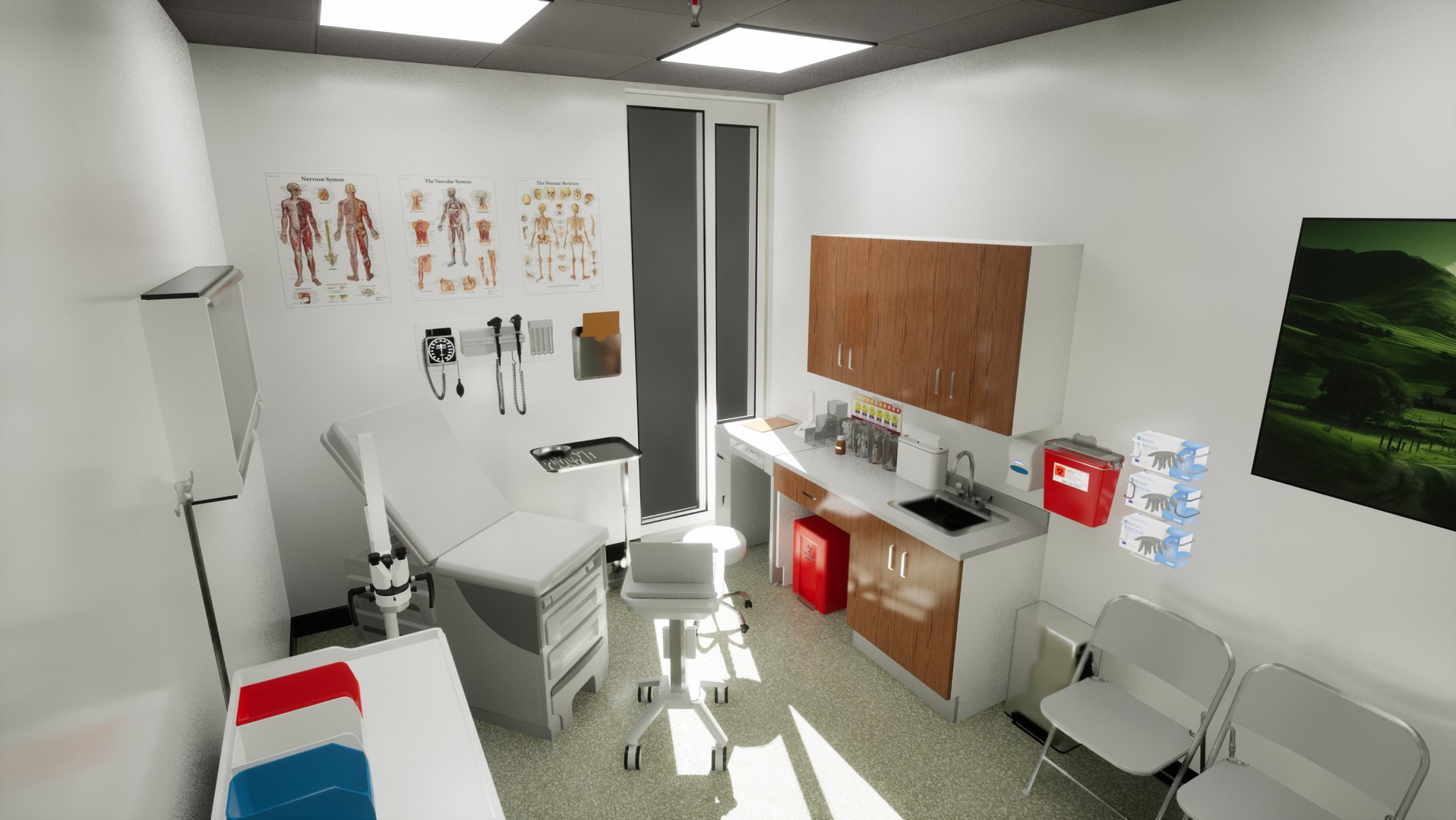Exam Room 3D Model - TurboSquid 2047345