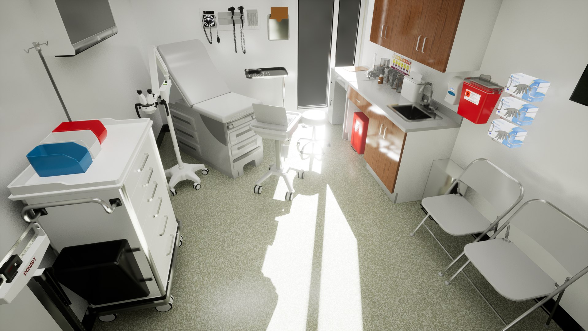 Exam Room 3D Model - TurboSquid 2047345