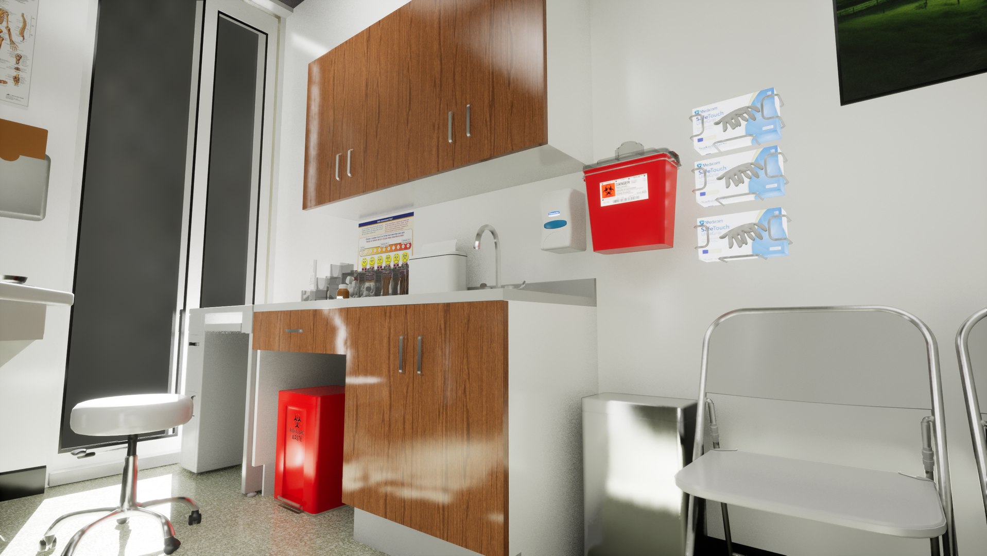 Exam Room 3D Model - TurboSquid 2047345