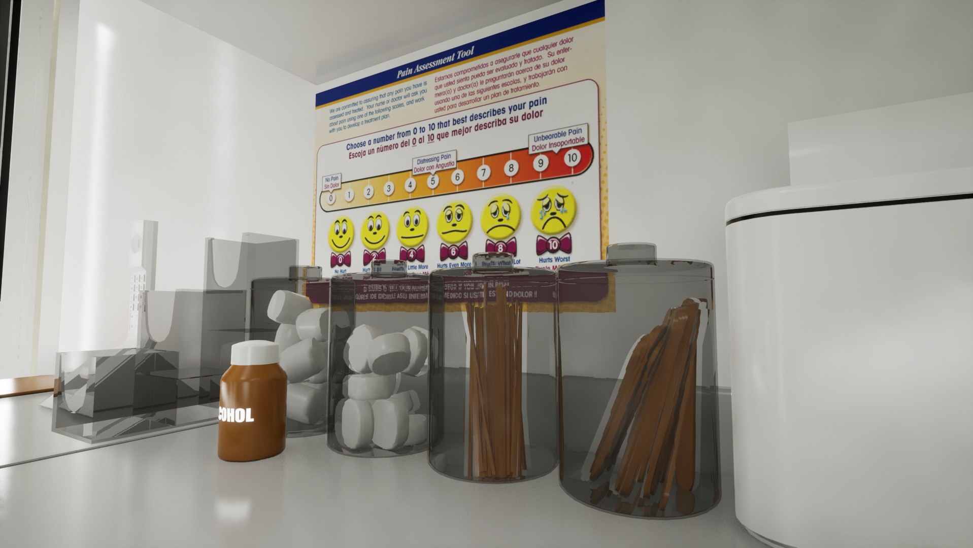 Exam Room 3D Model - TurboSquid 2047345