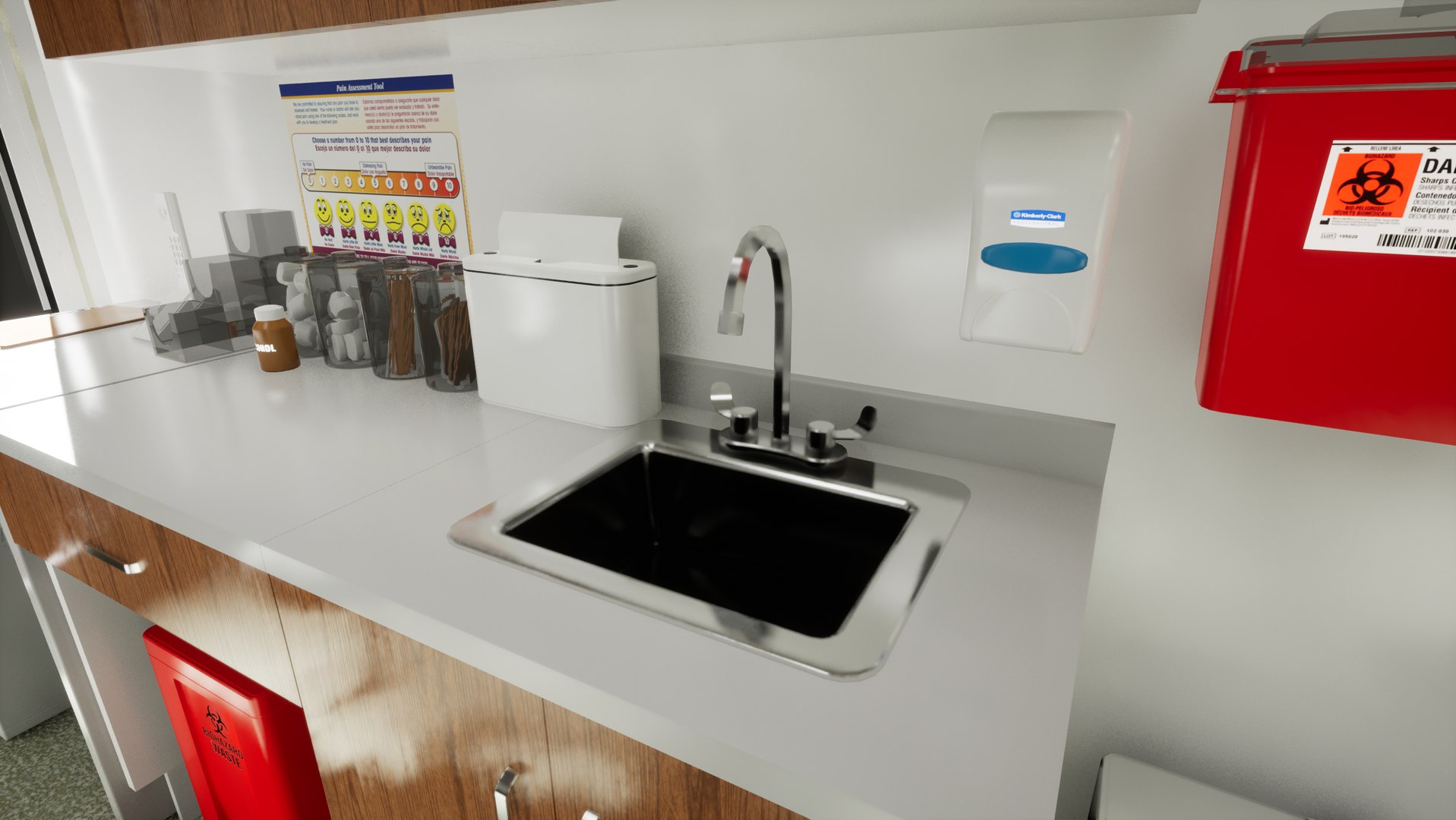 Exam Room 3D Model - TurboSquid 2047345