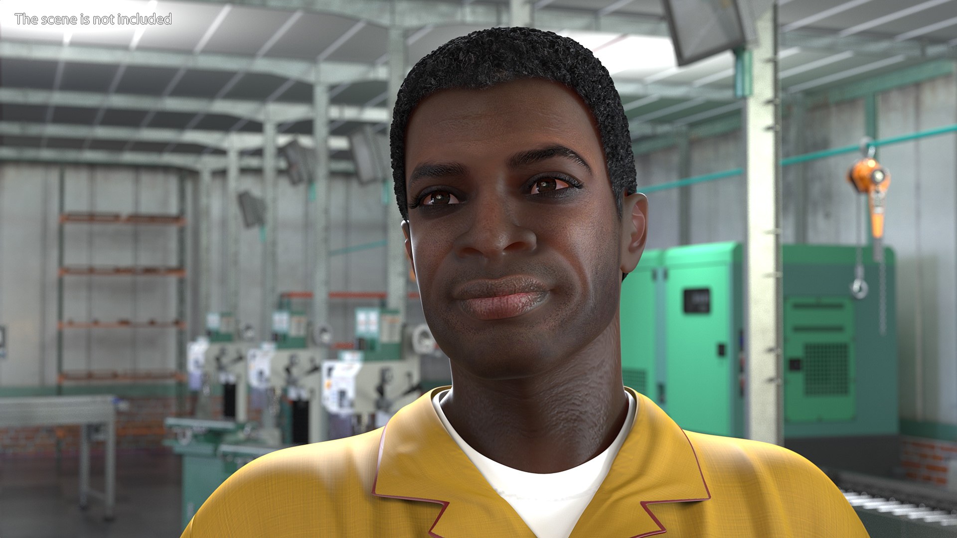 3D african american locksmith rigged male - TurboSquid 1678277