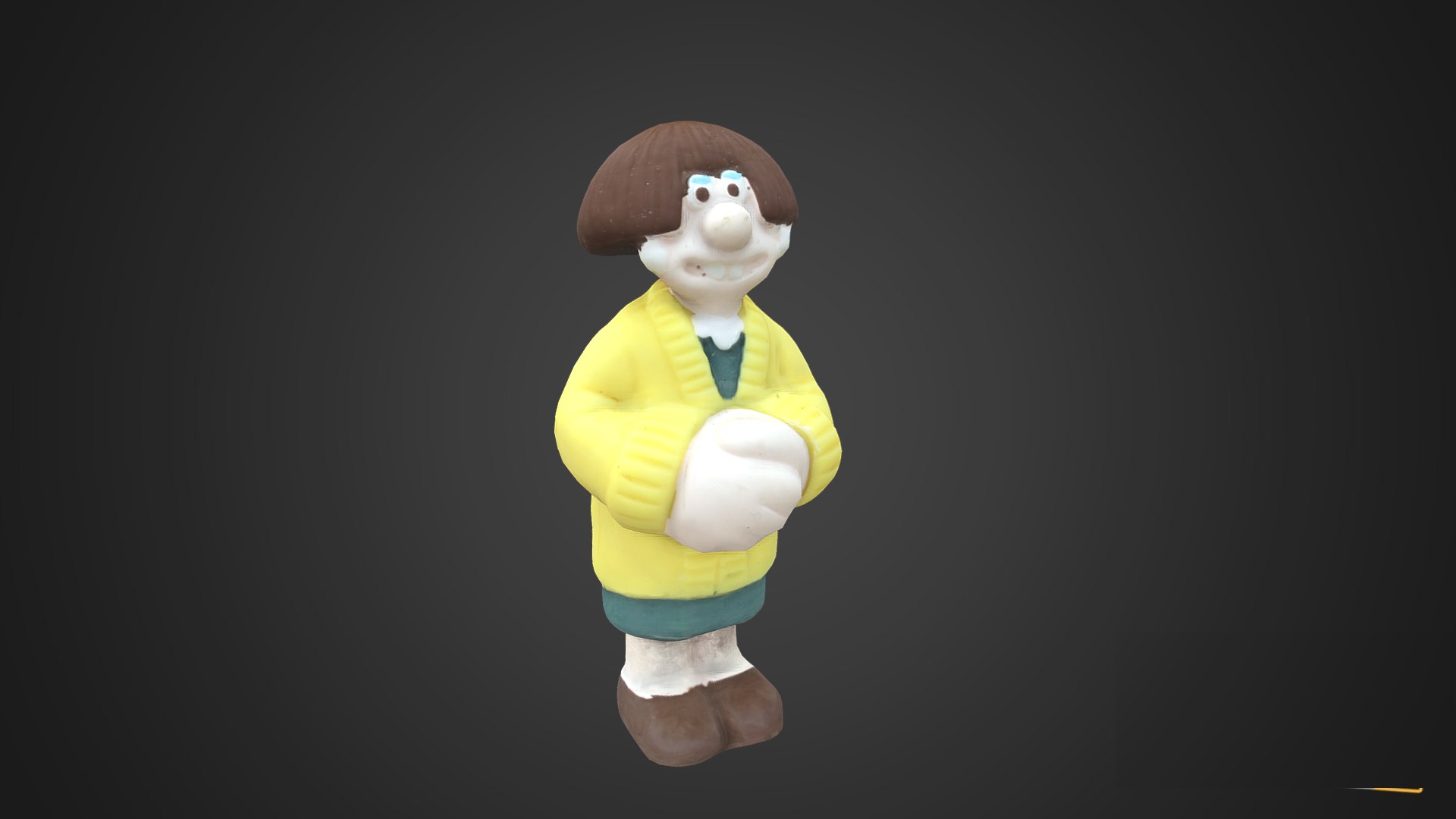 Game Ready Cartoon Character Wendolene Figure 3D Model - TurboSquid 2015141