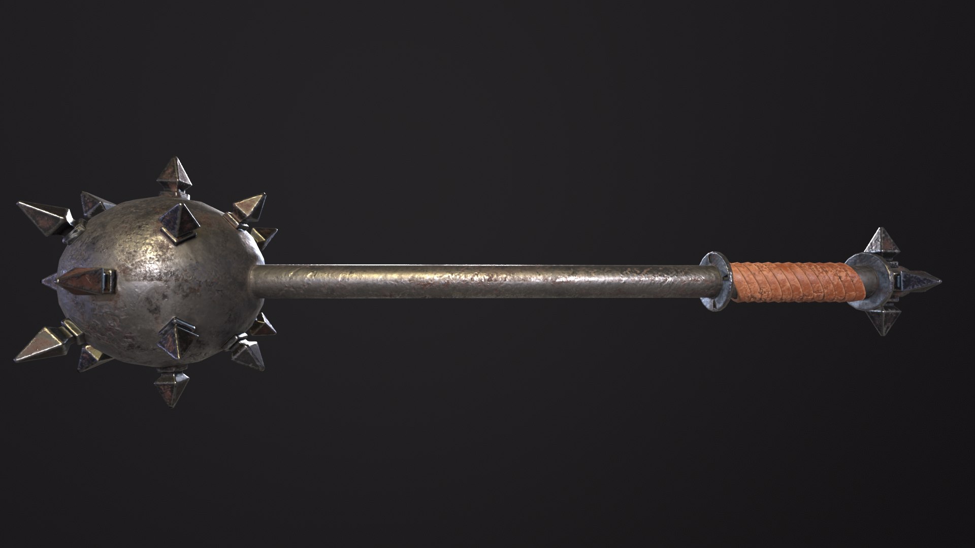 Medieval Spiked Ball Model - TurboSquid 2175293