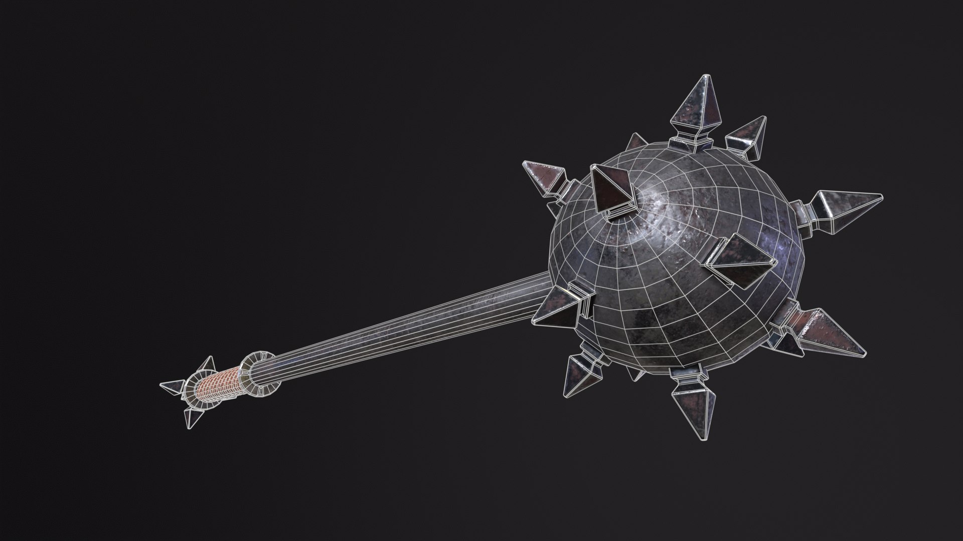 Medieval Spiked Ball Model - TurboSquid 2175293