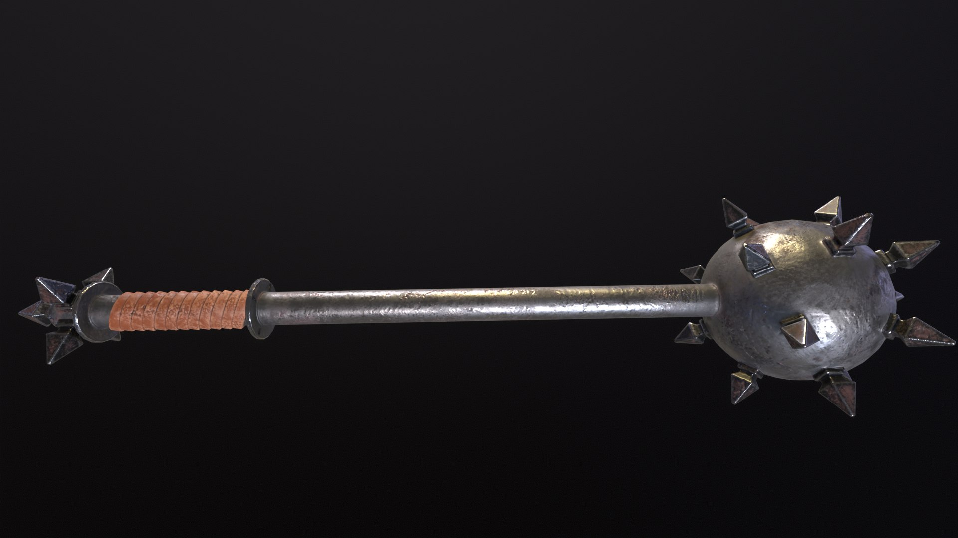 Medieval Spiked Ball Model - TurboSquid 2175293