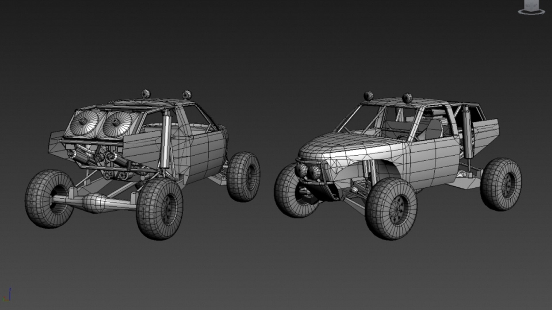 3d Model Off-road Racing Cars