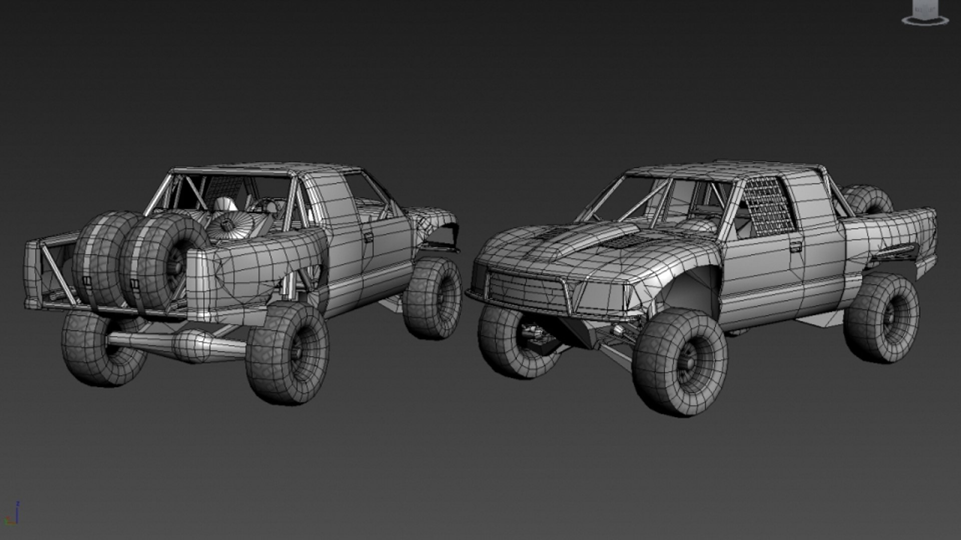 3d Model Off-road Racing Cars