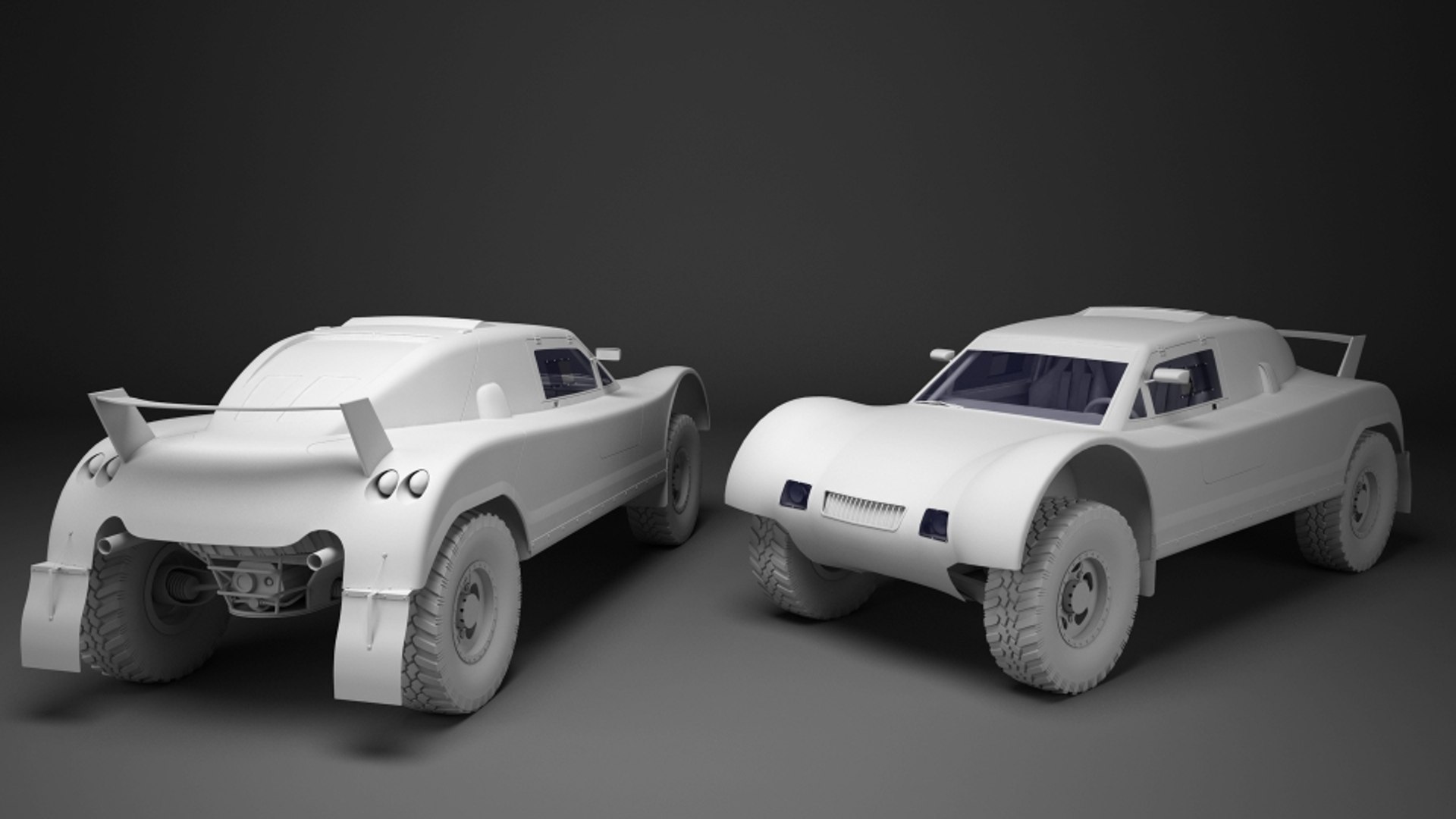 3d Model Off-road Racing Cars