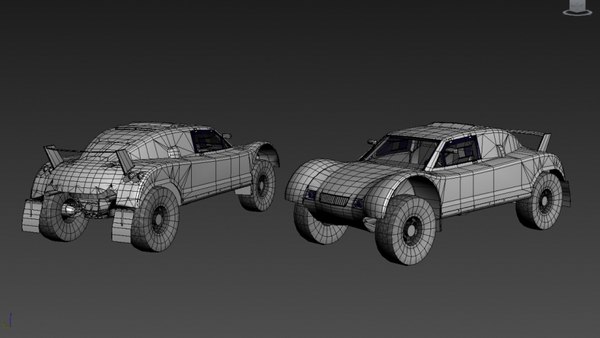 3d model off-road racing cars