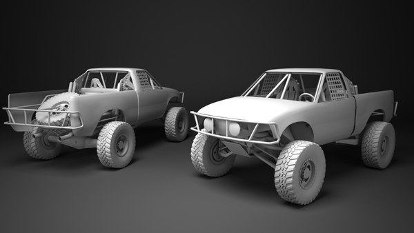 3d model off-road racing cars