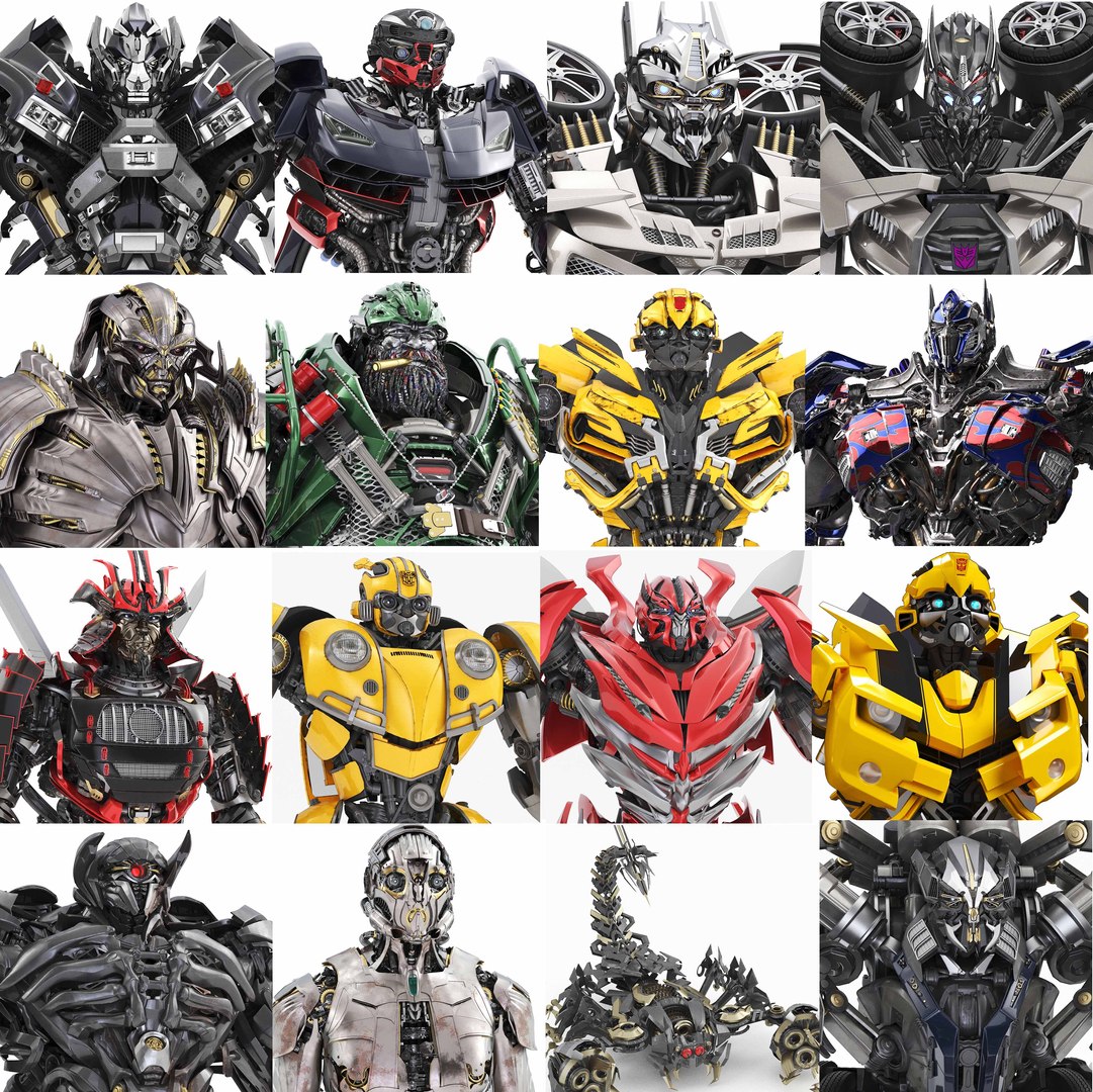 Transformers Collection 01 16 in 1 3D model - TurboSquid 2165446