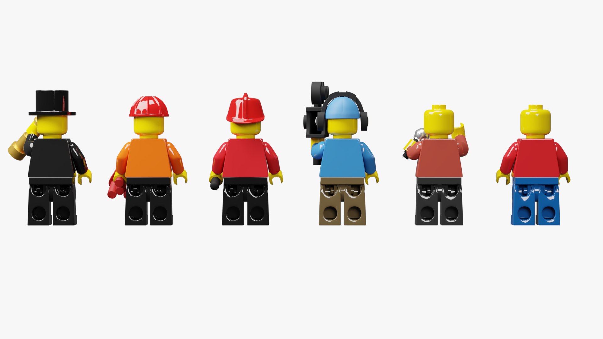 Lego Minifigs 3D Model - TurboSquid 1608787