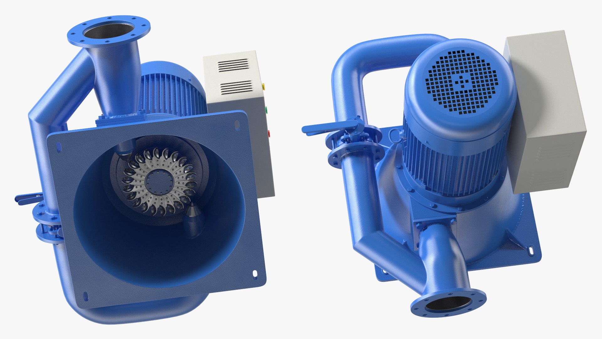 Micro Hydro Turbine 3D Model - TurboSquid 2236320