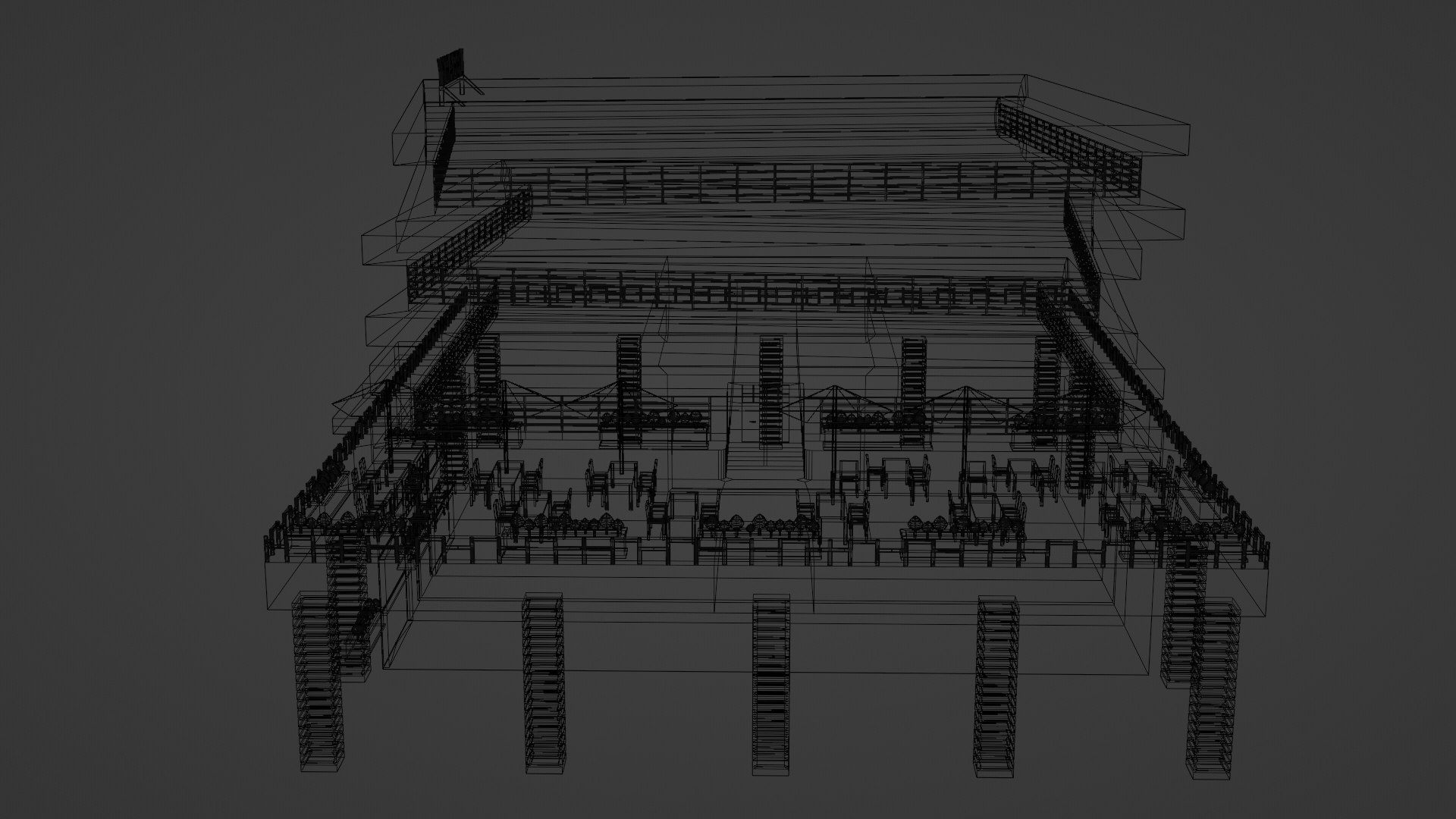 Book Shaped Low Poly Library 3D Model - TurboSquid 1887809