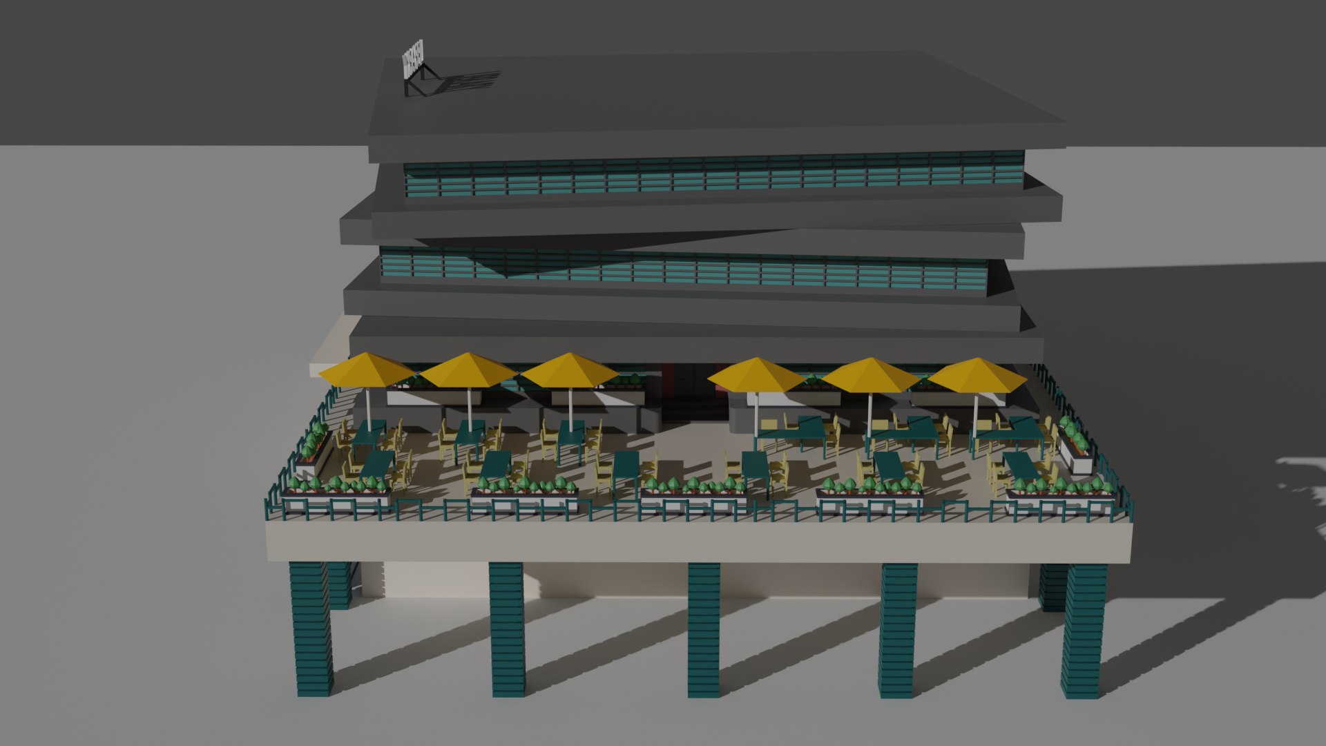 Book Shaped Low Poly Library 3D Model - TurboSquid 1887809