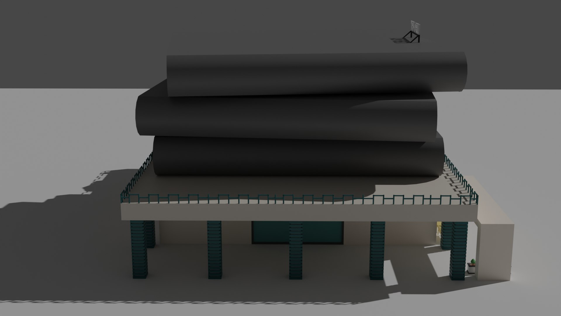 Book Shaped Low Poly Library 3D Model - TurboSquid 1887809